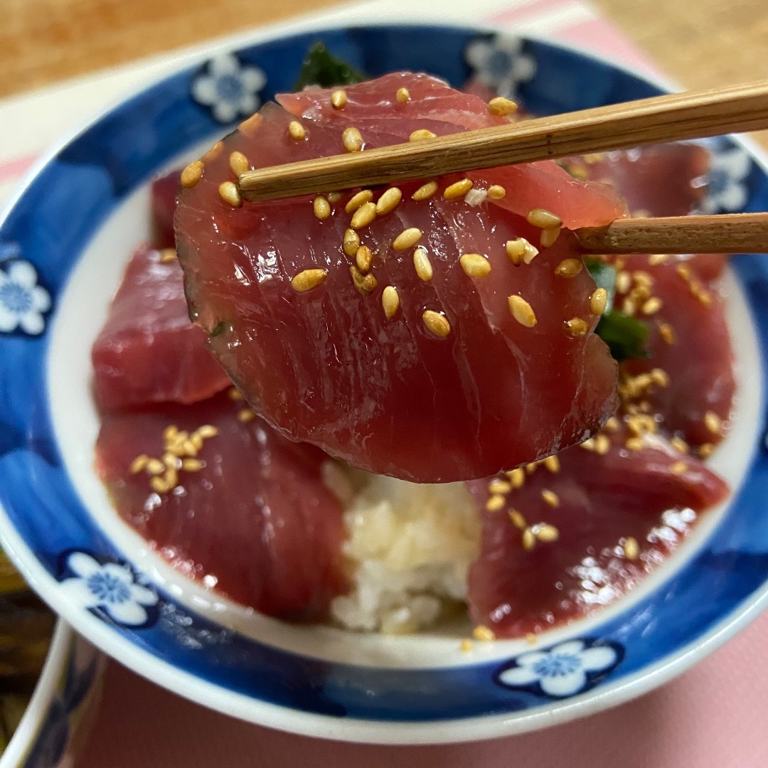 塩〆め鰹丼: ふりむけばむかい風～6